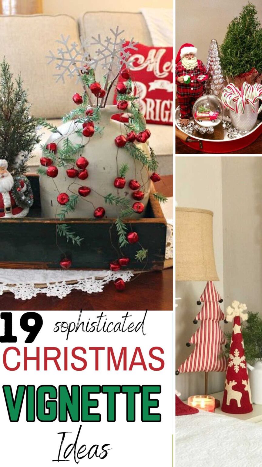 19 SOPHISTICATED CHRISTMAS VIGNETTE IDEAS TO CREATE - decor meets cozy