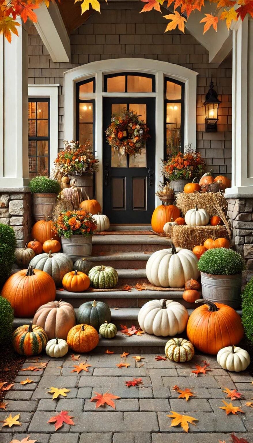 45 DECORATIVE FALL FRONT PORCH IDEAS TO RECREATE NOW - decor meets cozy